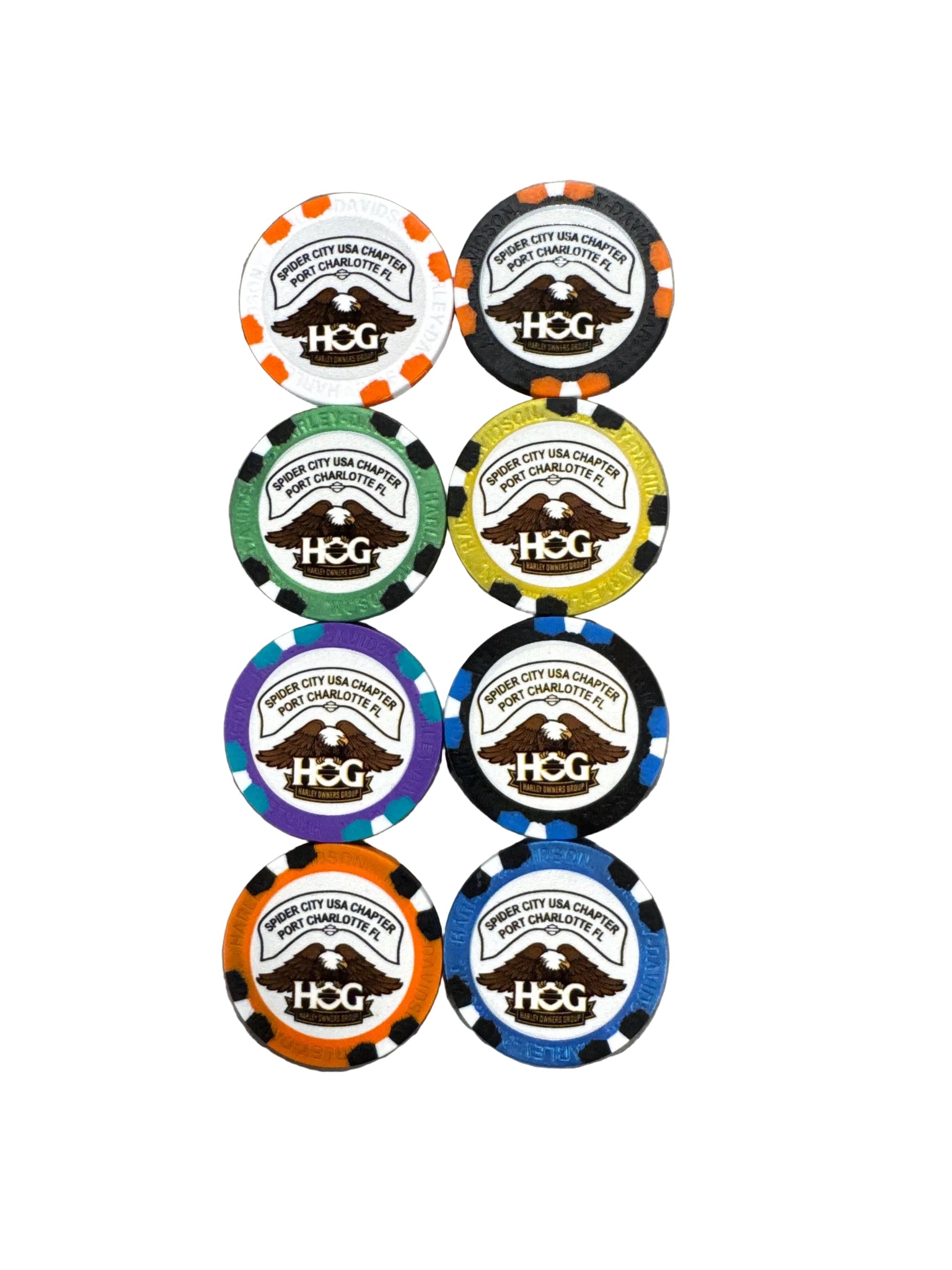 Poker Chip Spider – Bert's Black Widow Harley-Davidson